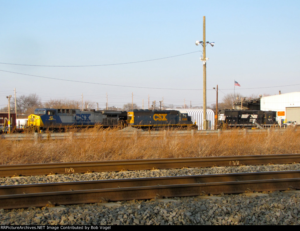 CSX 42 and 8388